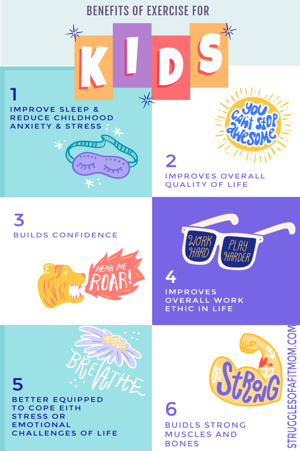 25 Fun Exercises to Keep Kids Active and Healthy - Struggles of a Fit Mom