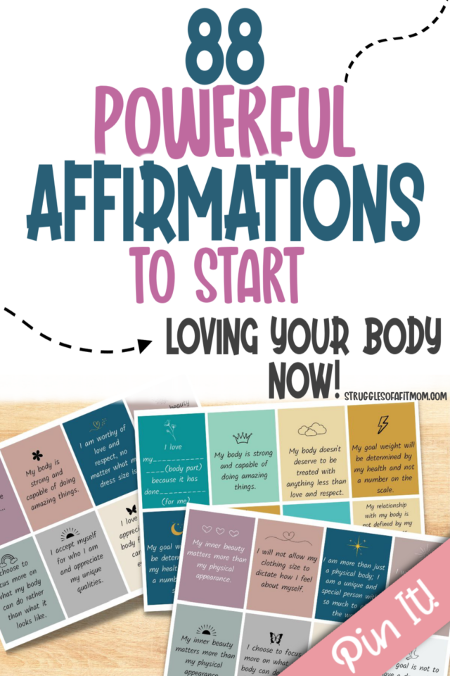 88 Body Positive Affirmations To Boost Your Body Love - Struggles of a ...